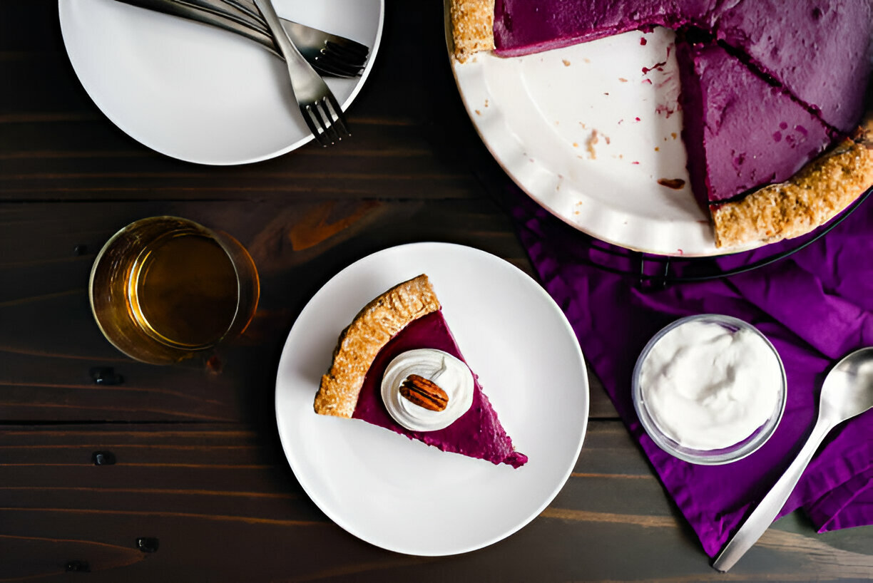 Delicious Purple Sweet Potato Pie Recipe and Benefits