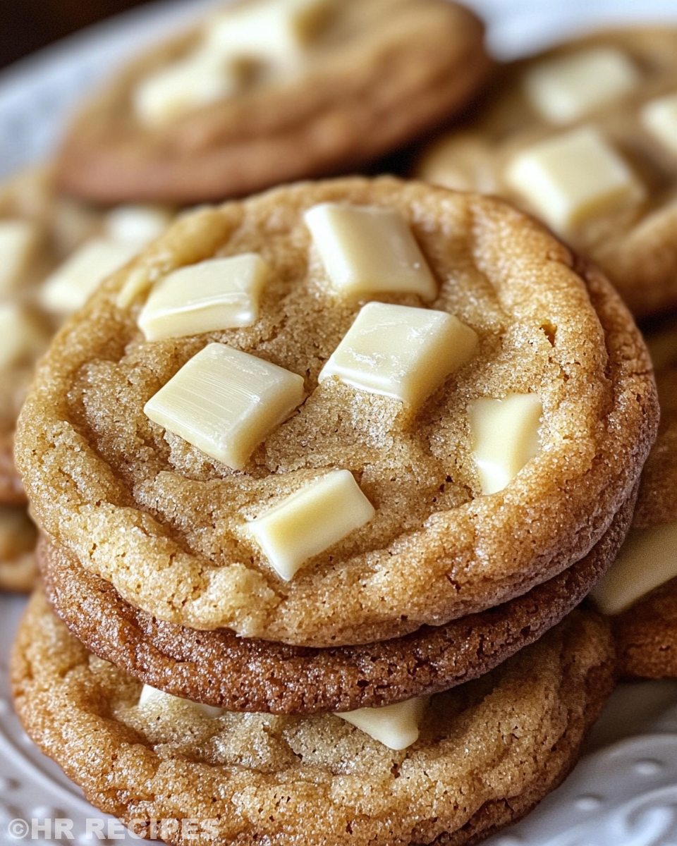Chewy Maple Cinnamon Cookies with White Chocolate Drizzle 2025