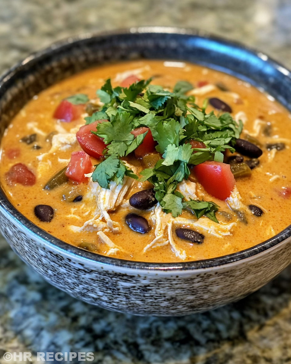 Creamy Chicken Enchilada Soup - HR Recipes