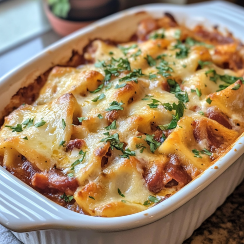 Crockpot Pierogi Casserole With Kielbasa - HR Recipes