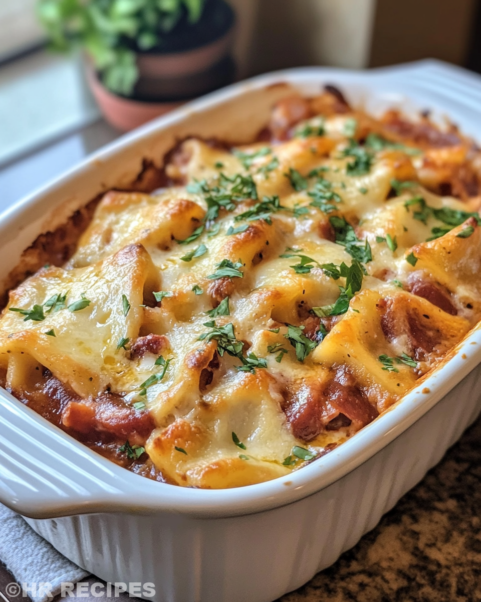 Crockpot Pierogi Casserole With Kielbasa - HR Recipes