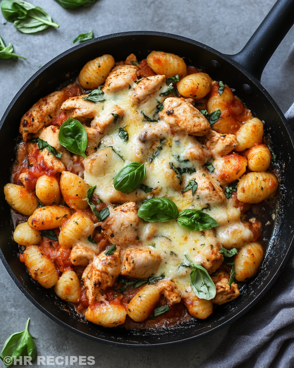 Garlic Chicken Gnocchi Skillet A 30 Minute Wonder - HR Recipes