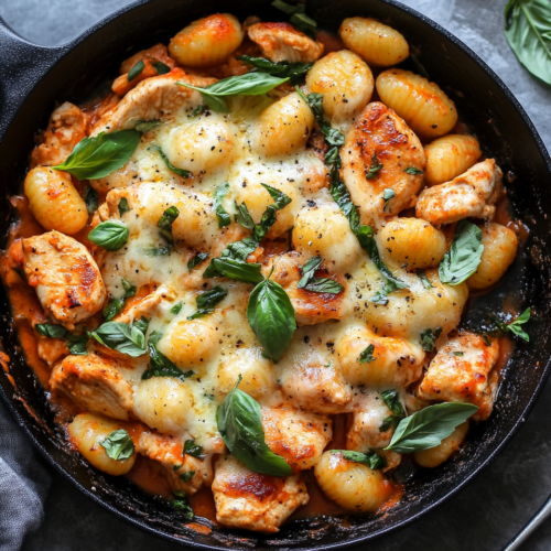 Garlic Chicken Gnocchi Skillet A 30 Minute Wonder - HR Recipes