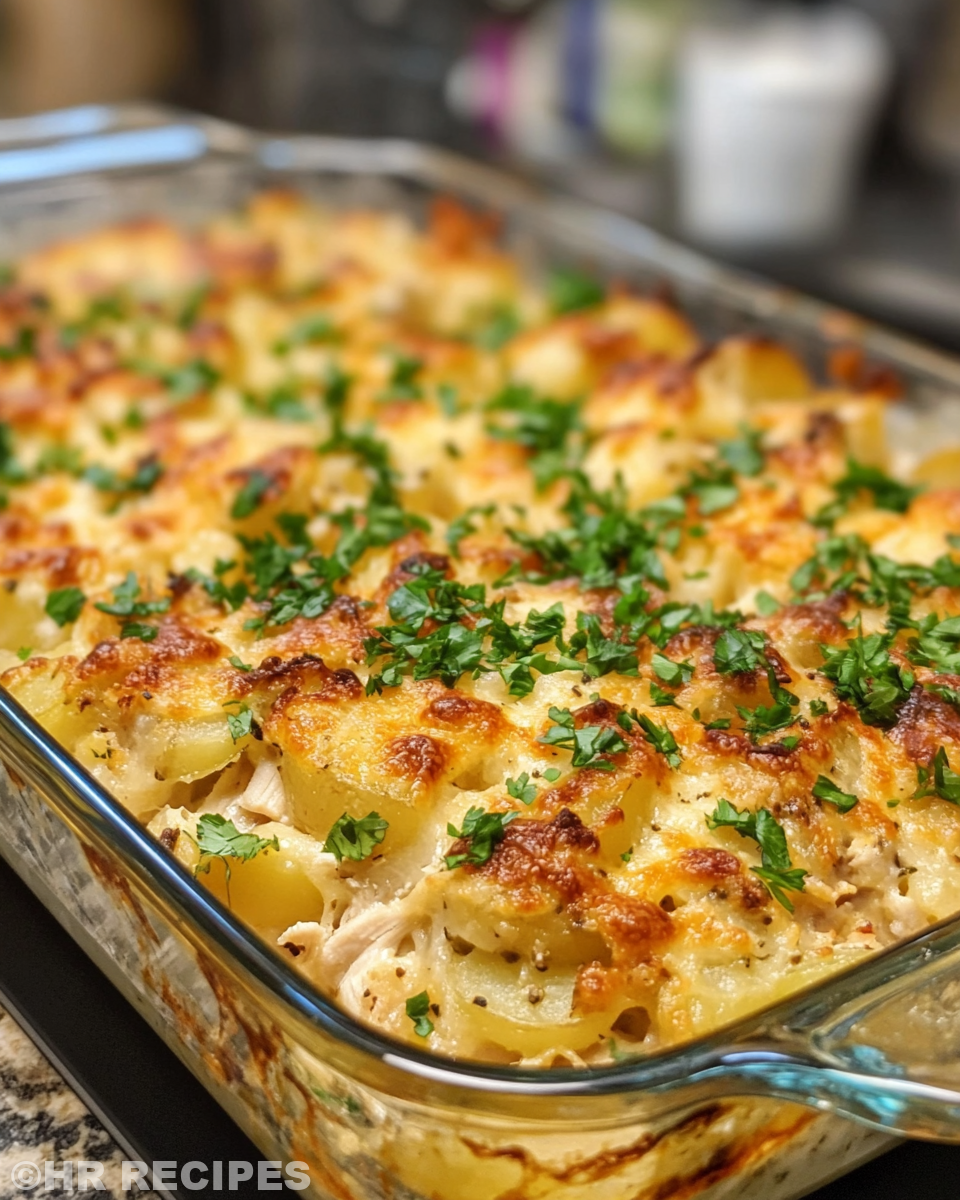 Loaded Chicken Potato Casserole: Easy Pressure Cooker Recipe
