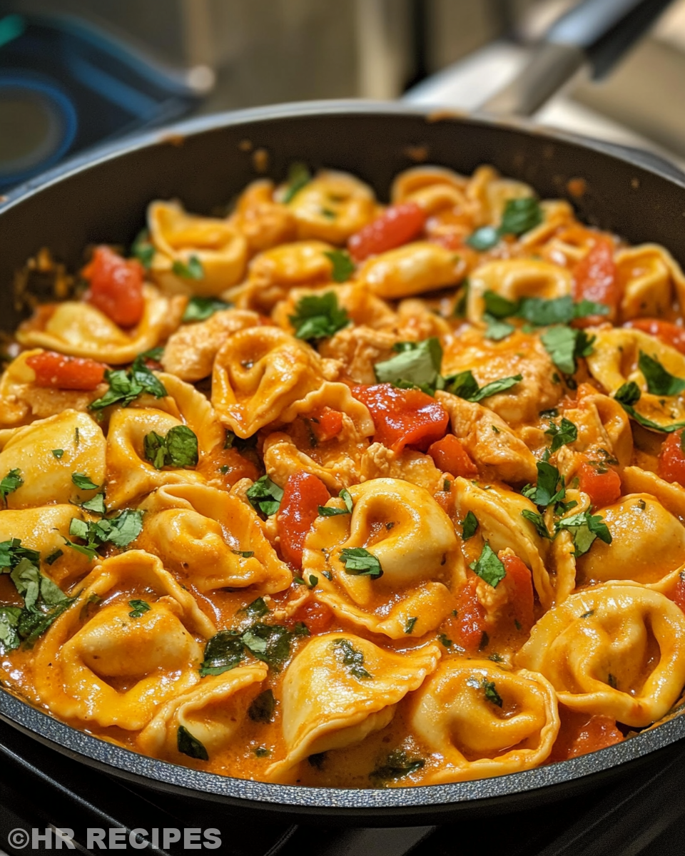 One Pot Spicy Garlic Butter Chicken Tortellini Recipe 2025