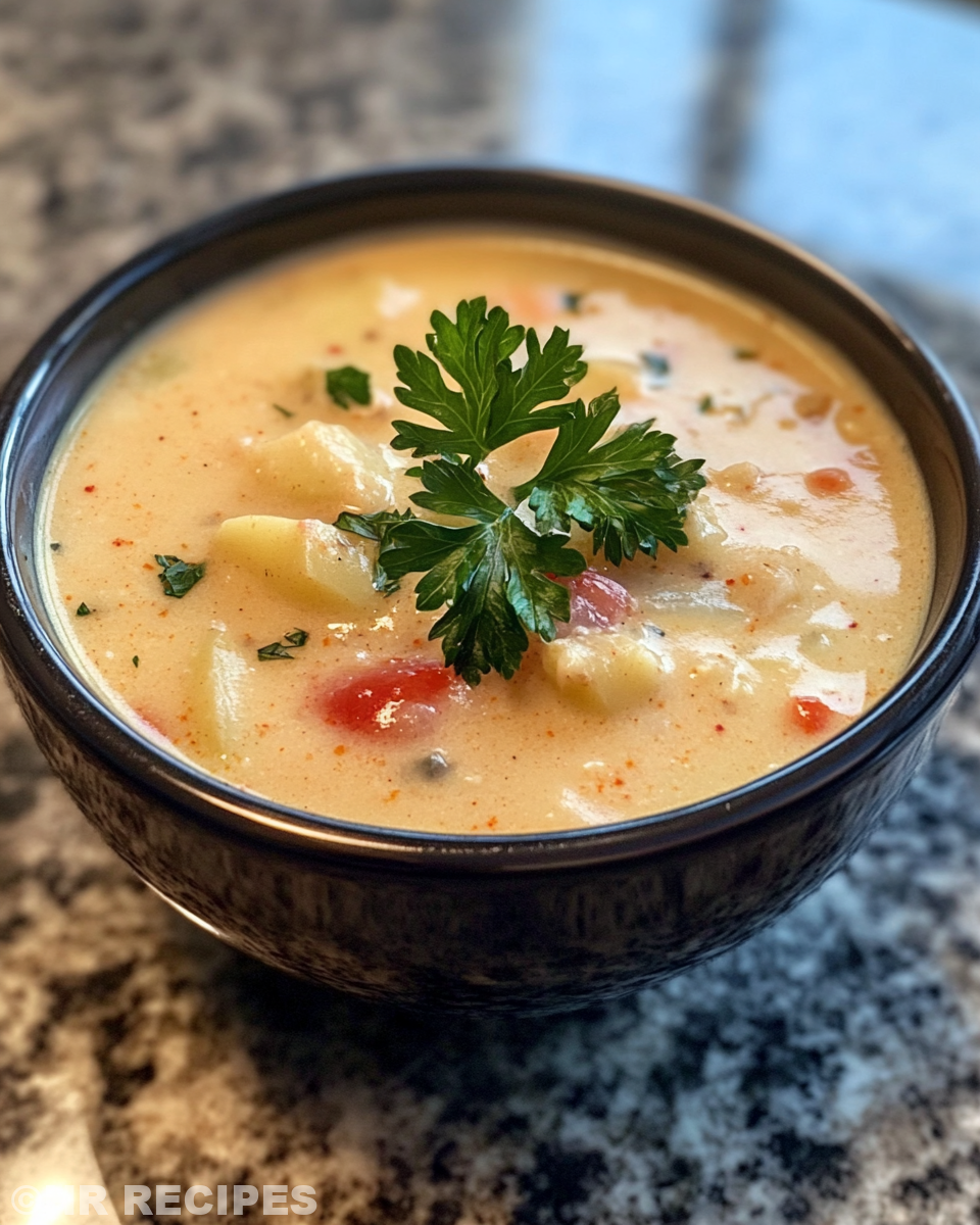 Slow Cooker Cajun Potato Soup - HR Recipes