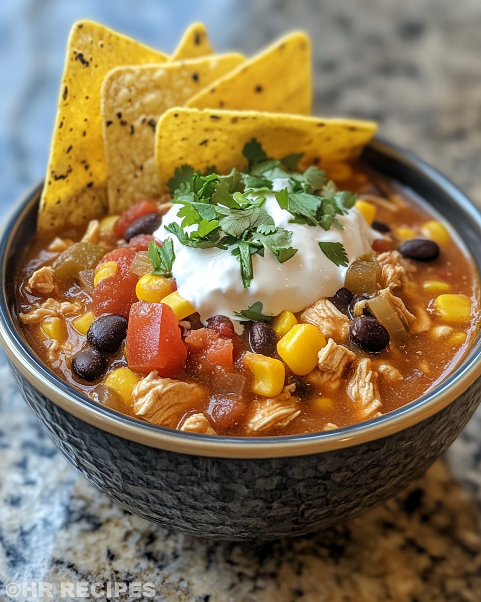 Slow Cooker Chicken Taco Soup: Easy Recipe for 2025