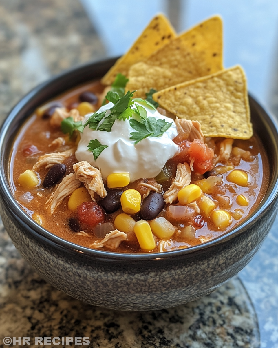 Slow Cooker Chicken Taco Soup: Easy Recipe for 2025