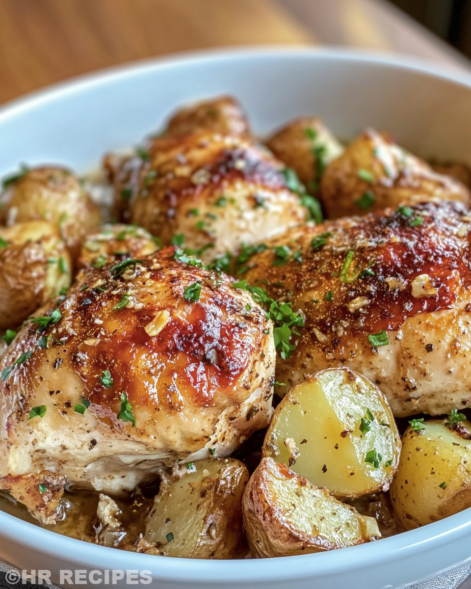 Slow Cooker Garlic Parmesan Chicken And Potatoes 2025