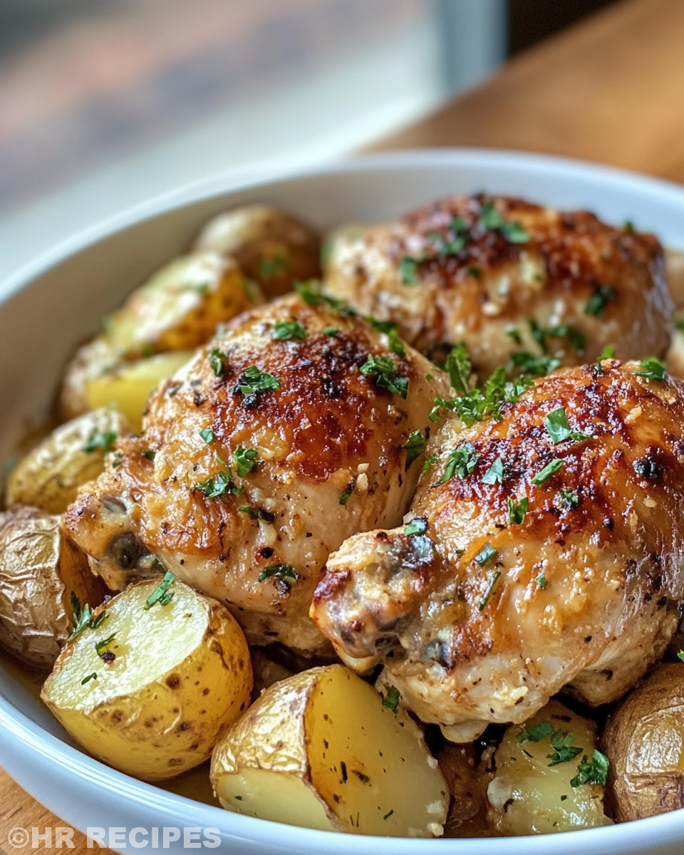 Slow Cooker Garlic Parmesan Chicken And Potatoes 2025