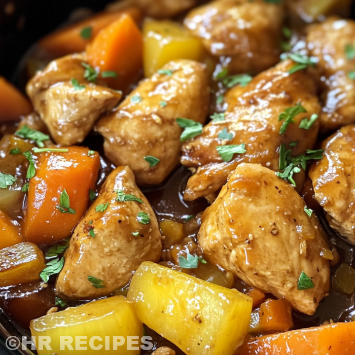 Slow Cooker Honey Garlic Chicken And Veggies Recipe 2025